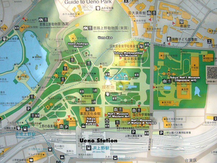 Ueno Area Map – Jonelle Patrick writes about Japan